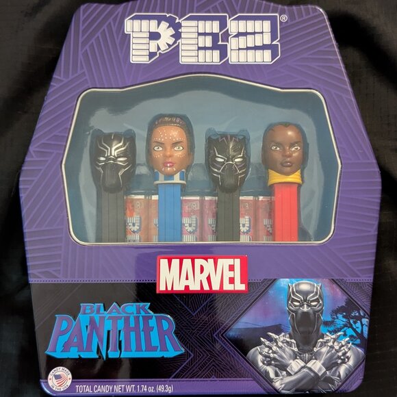 PEZ | Toys | Pez Marvel The Black Panther Gift Tin | Poshmark